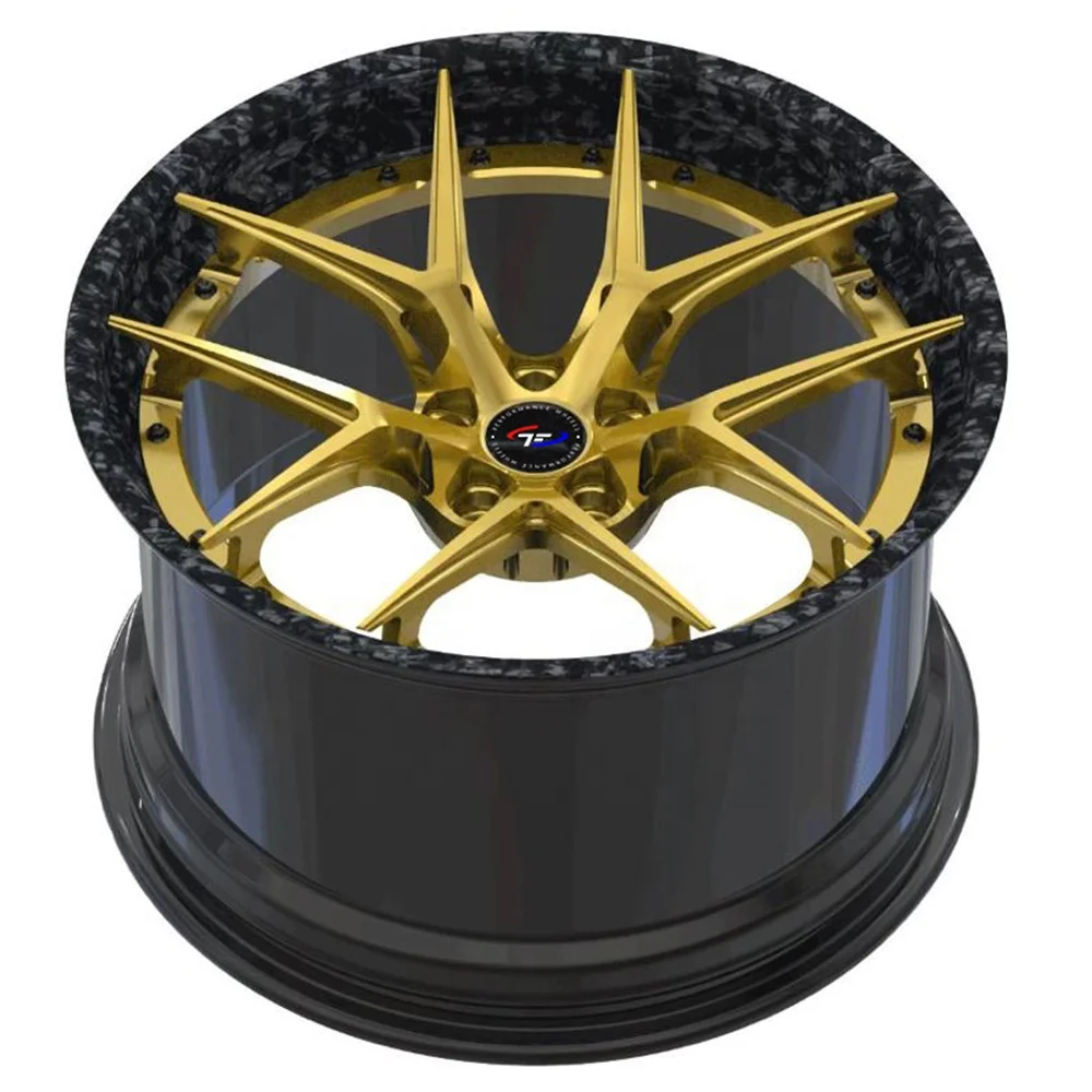 Carbon Fiber Wheels 20 Inch 5x112 5x114.3 2 Piece Forged Sporting Car ...
