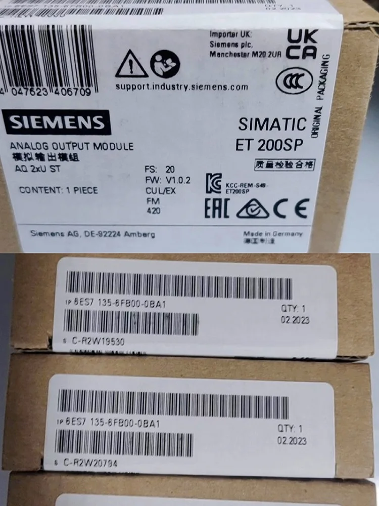 Siemens PLC Module with Touch Screen HMI - 1 Year Warranty