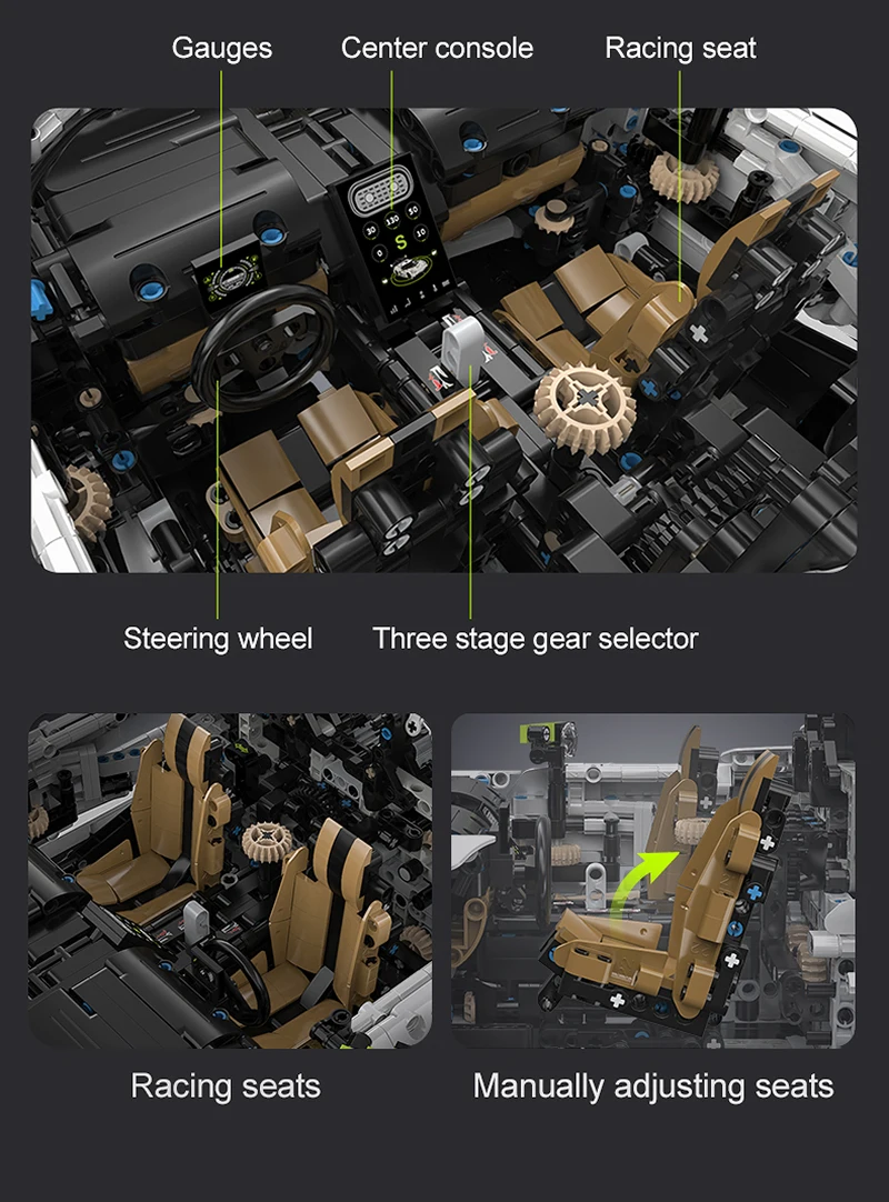 Cada C61048 Technic Supercar Racing Hypercar Fantasma Sports Car Racing ...