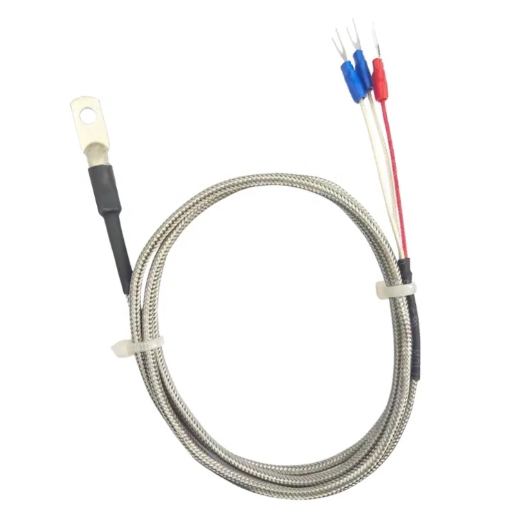 PT100 temperature sensor with circular hole Surface Temperature Probe ...