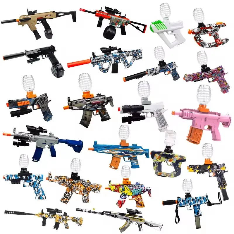 Hk416 M416 Gel Ball Blaster Electric Toy Gun Manual Automatic Dual Mode ...