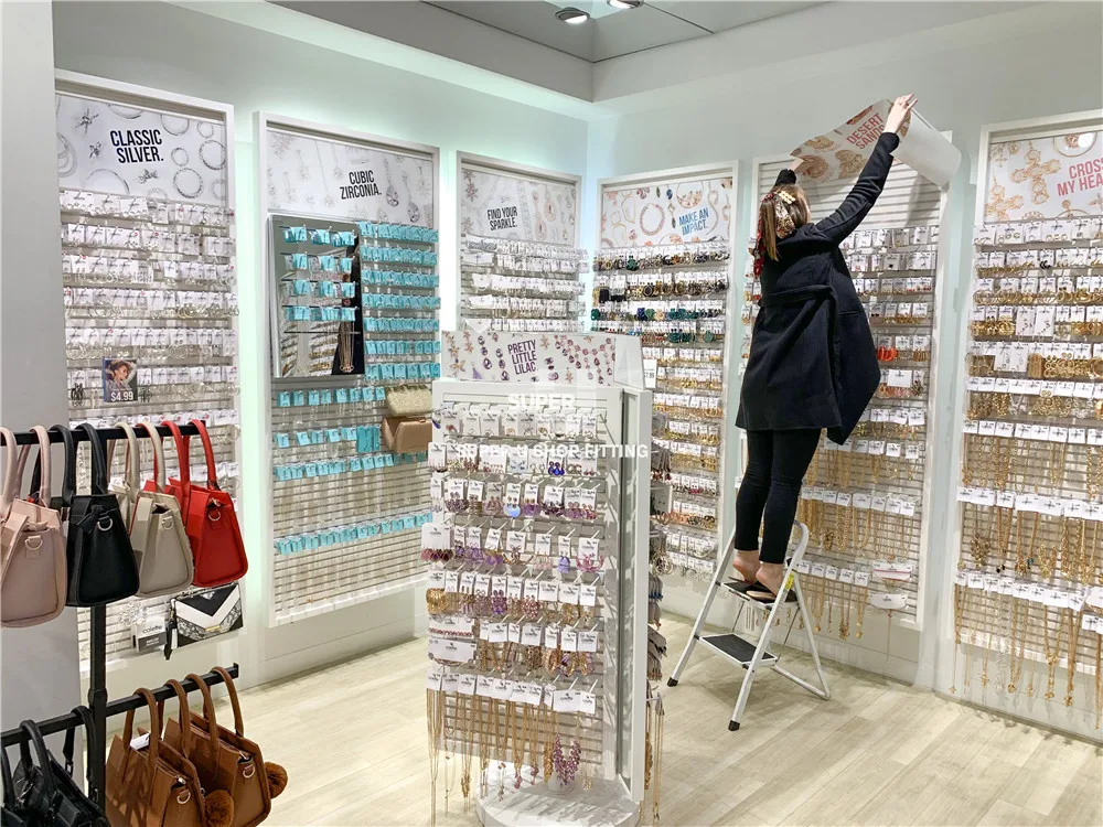 Custom Metal Jewelry Accessory Display Stands for Retail