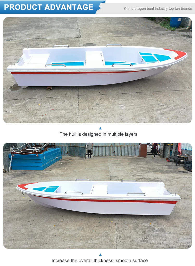 4.3m Automatic Drainage With Fish Tank Fiberglass Mini Speedboat ...