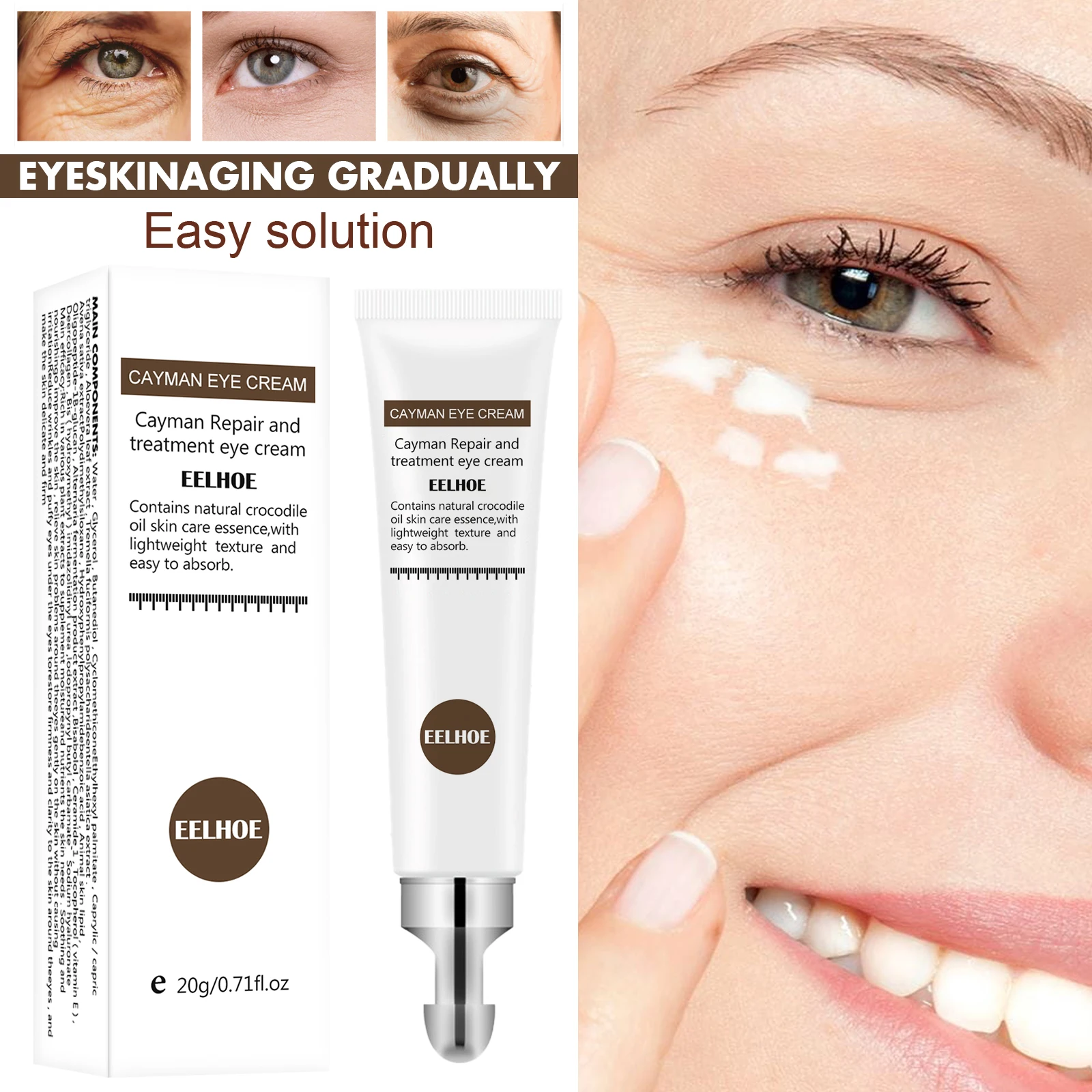 Eelhoe Serum Eye Cream Firming And Lifting Eye Bags Fade Eye Wrinkles And Dark Circles Repair ...