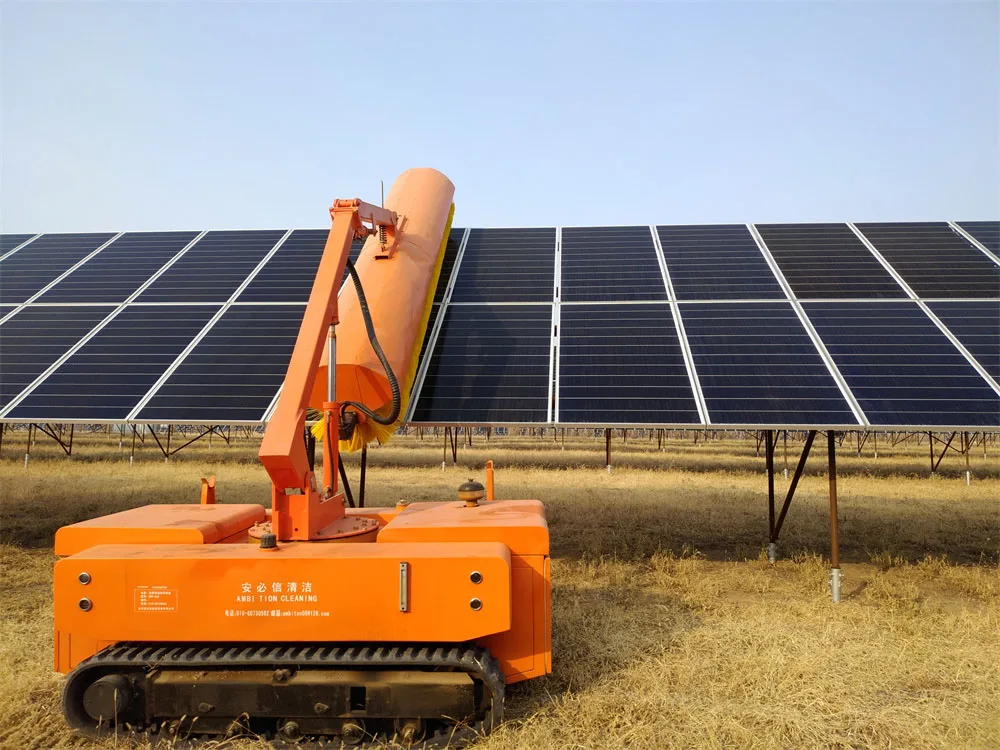 Automatic Robotic Solar Panel Cleaning System - Efficient Solar Module ...