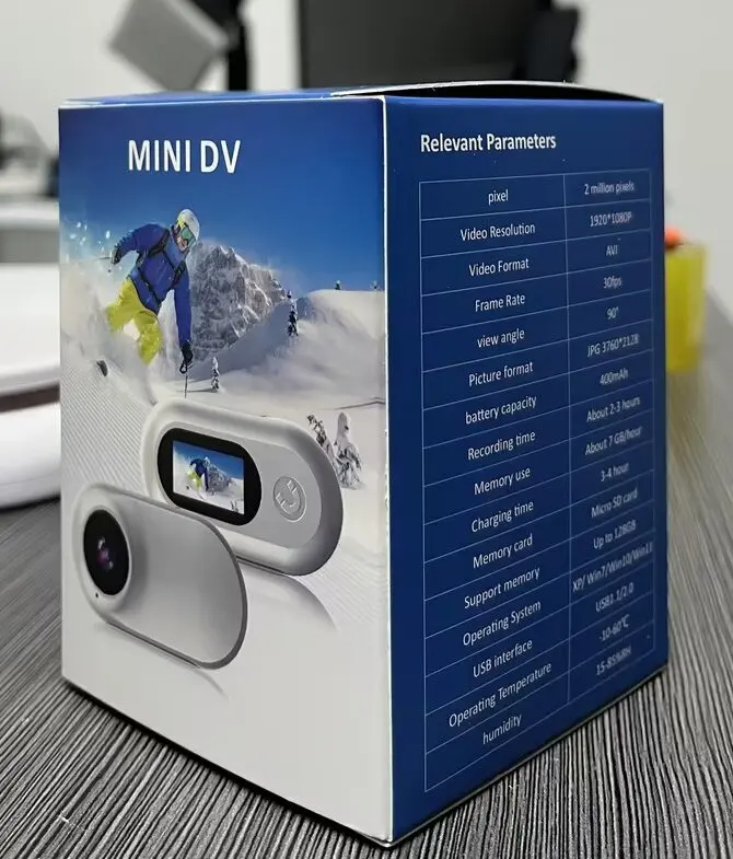 360 Rotating Thumb Camera 1080p Hd Outdoor Cycling Mountaineering ...