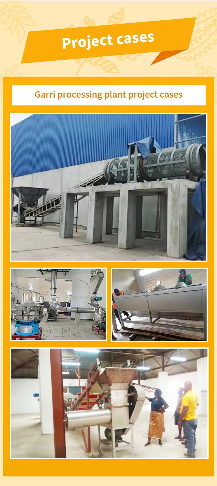 Cassava Gari Grating Machine - High Efficiency & Support