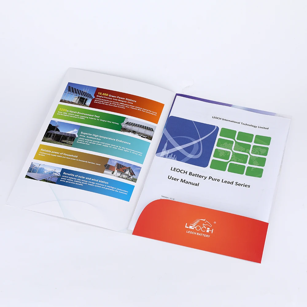 Customized Art Paper Flyer Leaflet Brochure Printing User Guides ...