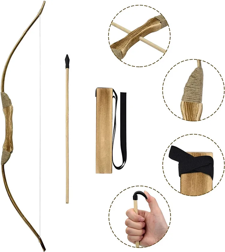 High Quality Handmade Kids Bow and Arrow Set for Fun Learning