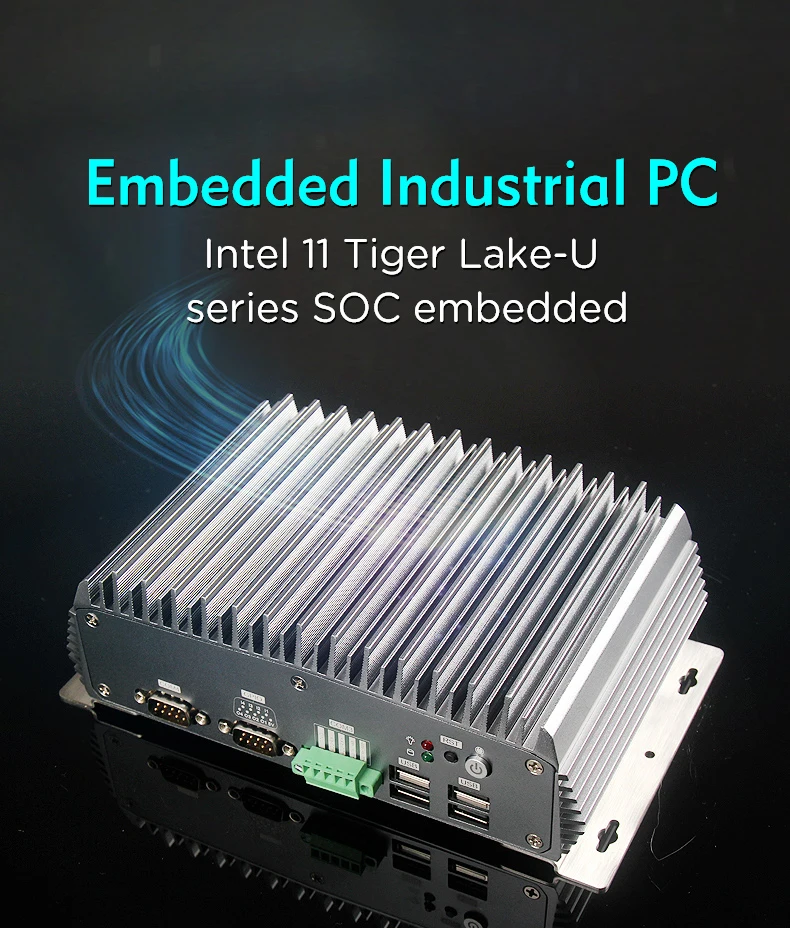Fanless Industrial Computer - Intel 8th/10th CPU Power