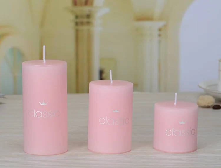 Multiple Colors Different Sizes Home Decorative Circle Round Pillar ...