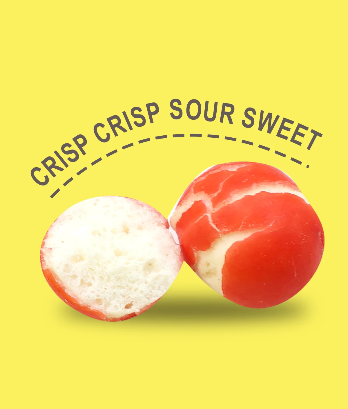 Free Sample Popular Sour Beans Halal Freeze-Dried Candy