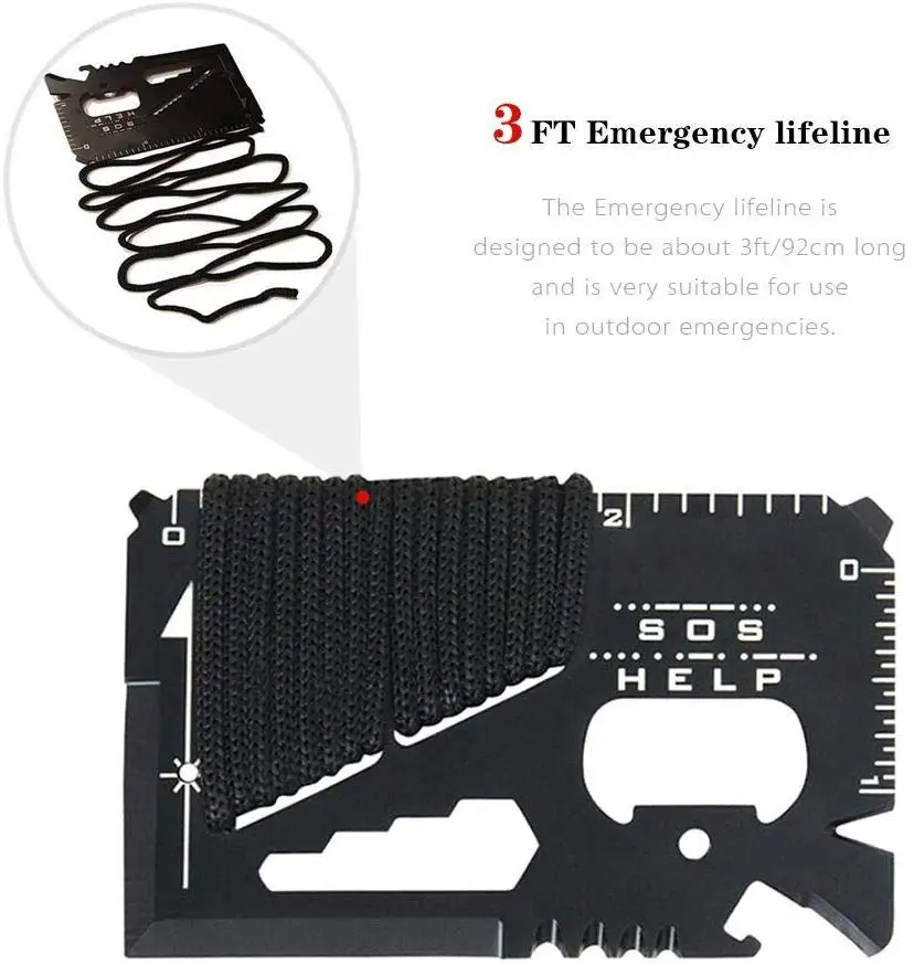 Edc Credit Card Functional Pocket Hunting Knife Outdoor Sports Tools ...