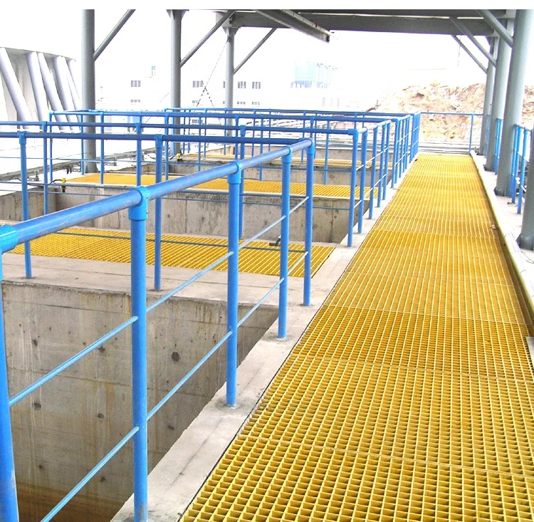 Rusty Proof GRP Fiberglass Walkway Handrail Industry Frp Platform ...
