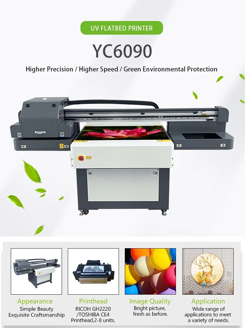 Ntek UV Flatbed Printer YC6090 - Easy to Operate & Durable