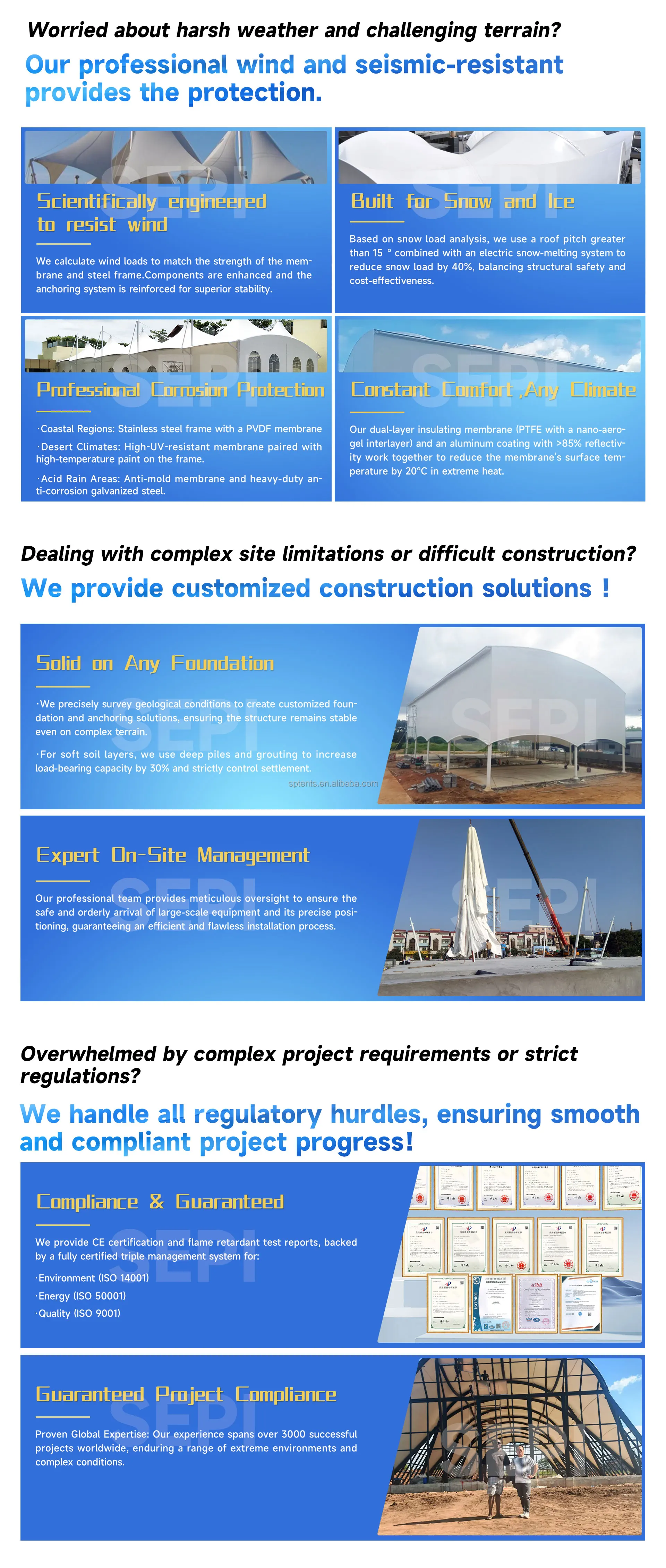 High End Steel Structure PVDF Cover Single Double Car Parking Tent ...
