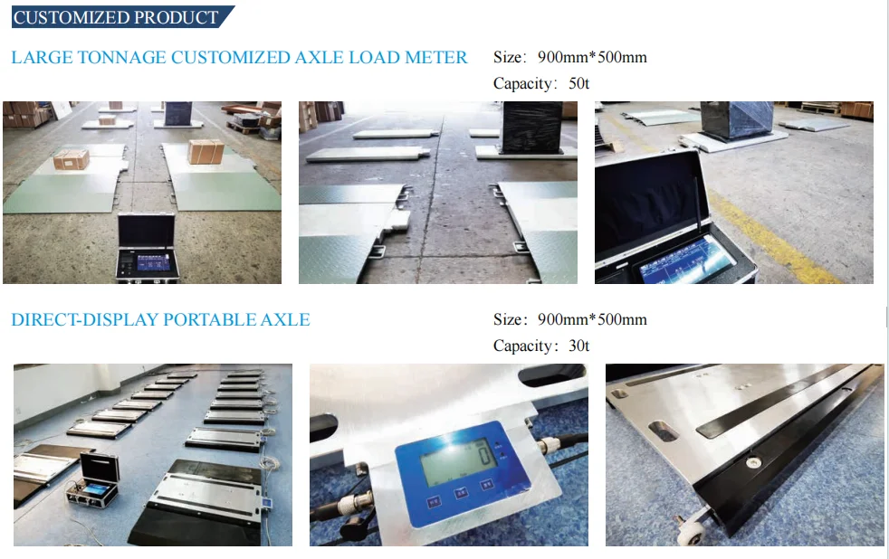 YUBO Model K Dynamic and Static Axle Load Scale Truck Axle Scale ...