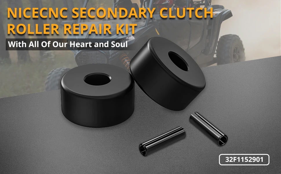 Nicecnc Secondary Clutch Roller Kit for Polaris RZR 2022-2023