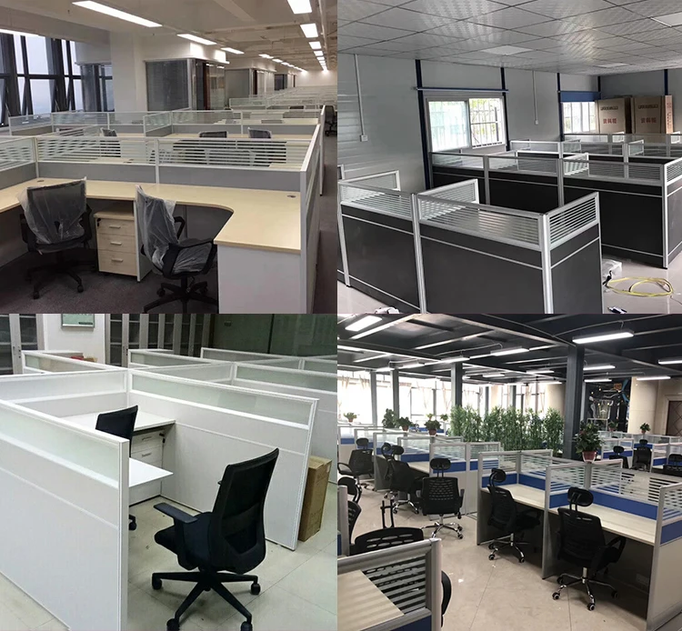 Modular Office Workstations - Efficient 5 Person Desks