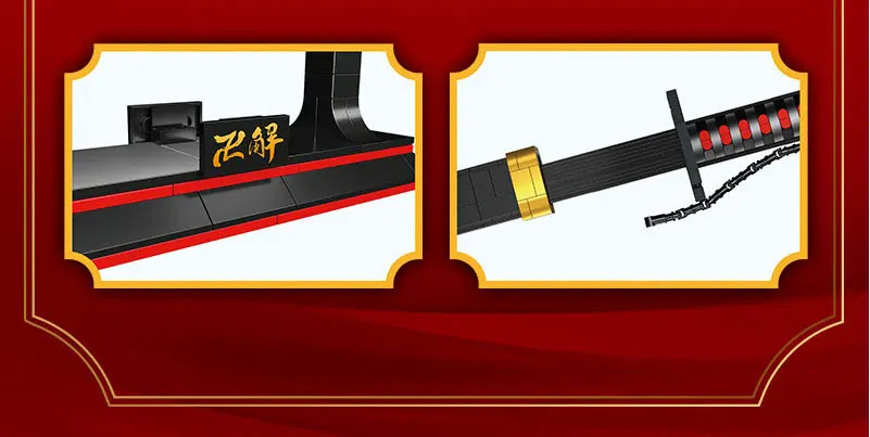 Dk1501 Anime Bleach Kurosaki Ichigo Katana Sword Model Knife Weapon Diy ...