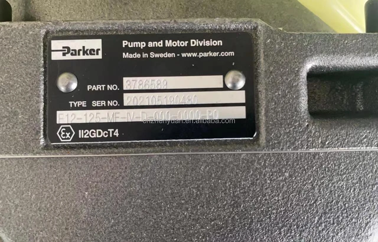 Parker F12 Hydraulic Pump Motor F12-250-qf-sv-s-000-0000-po F12-040-mf ...
