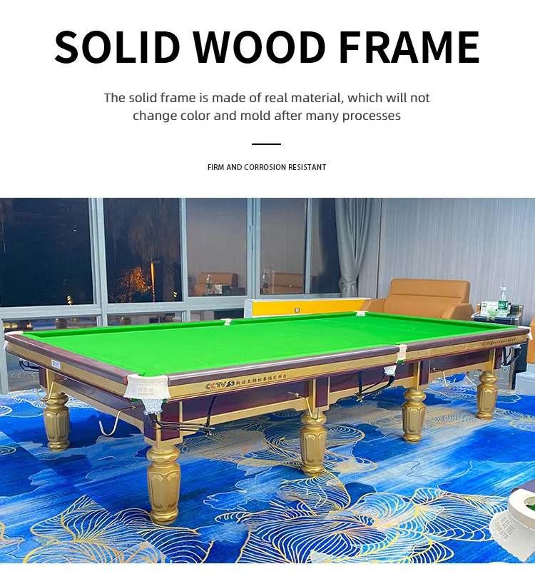 12 Ft Snooker Table - High Quality Billiard Tables