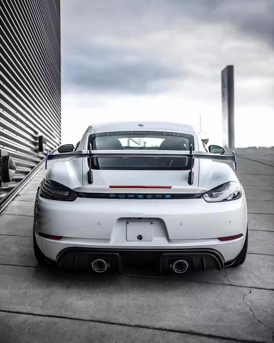 Upgrade Gt4 Rs Body Kit For Porsche 718 Boxster Cayman 2016-2022 Front ...