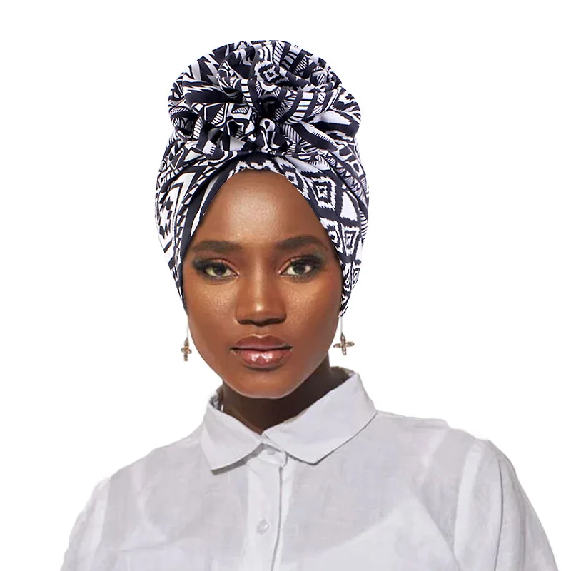 Wholesale African Turban Hat New Design Ladies Pre Tied Turban Headwrap ...