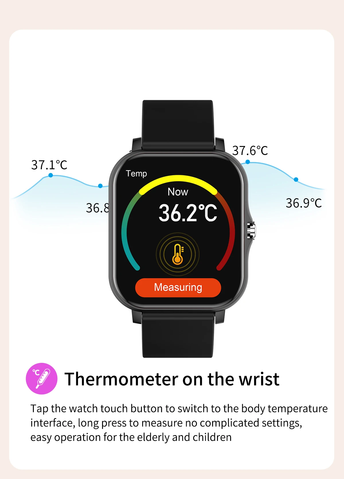 Customization OEM SmartWatch Sports Health Heart Rate Sleep Blood ...