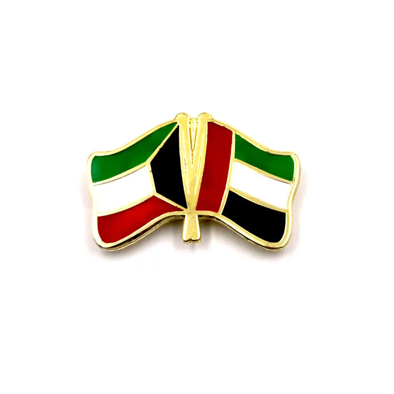 Custom National Friendship Cross Flag Lapel Pin Badge Metal Enamel ...