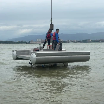 Luxury Electric Catamaran With Submarine Capsule For Underwater ...