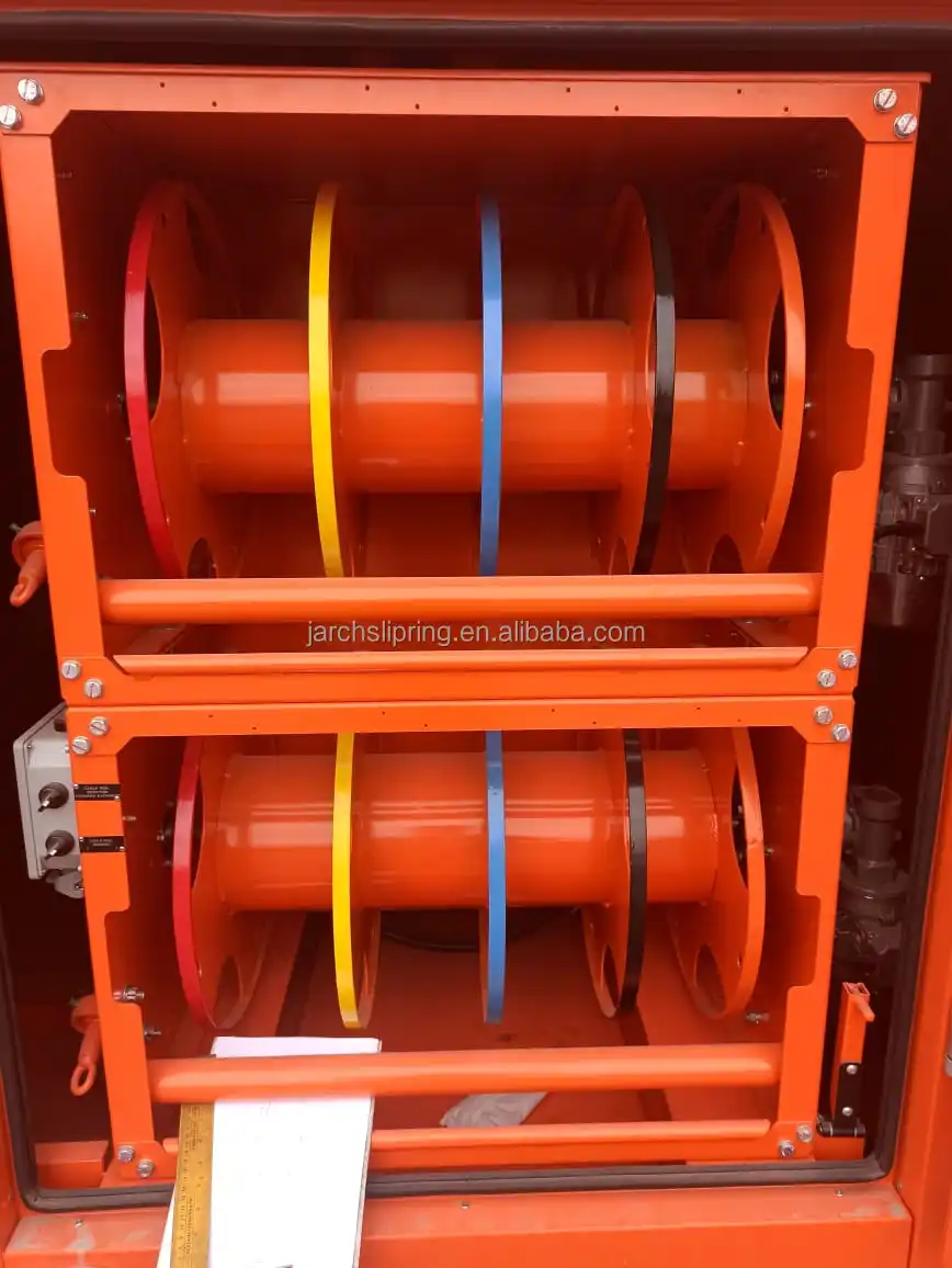 Auto Reeling Drum Electric Motorized Cable Reel For Portable Silenced ...