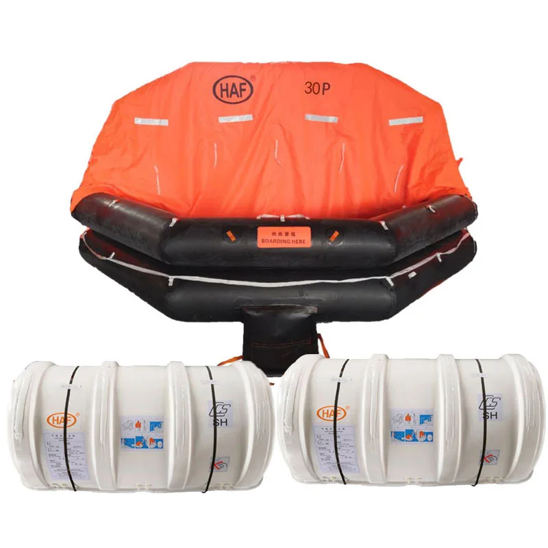 Direct Selling Throwing Inflatable Life Raft Life Raft Marine Vessel ...