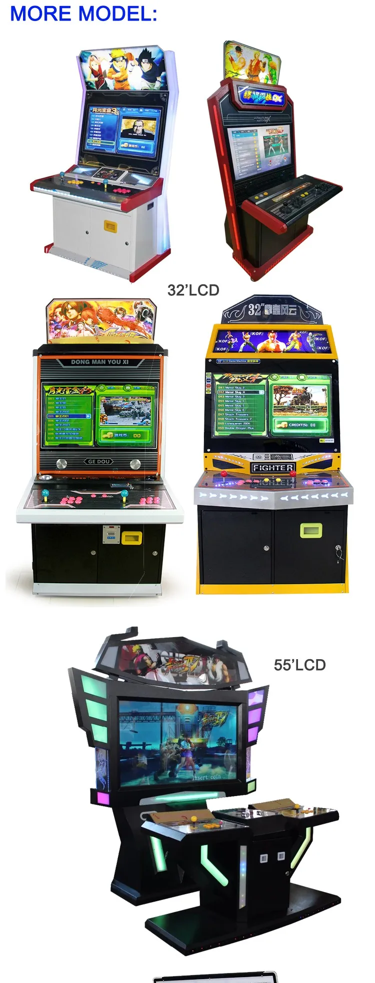 Arcade Machine Street Fighter Bartop - Customizable Fun