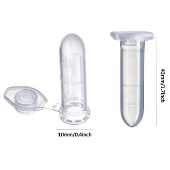 2 Ml Micro Centrifuge Tube Clear Graduated Micro Centrifuge Tubes - Buy ...