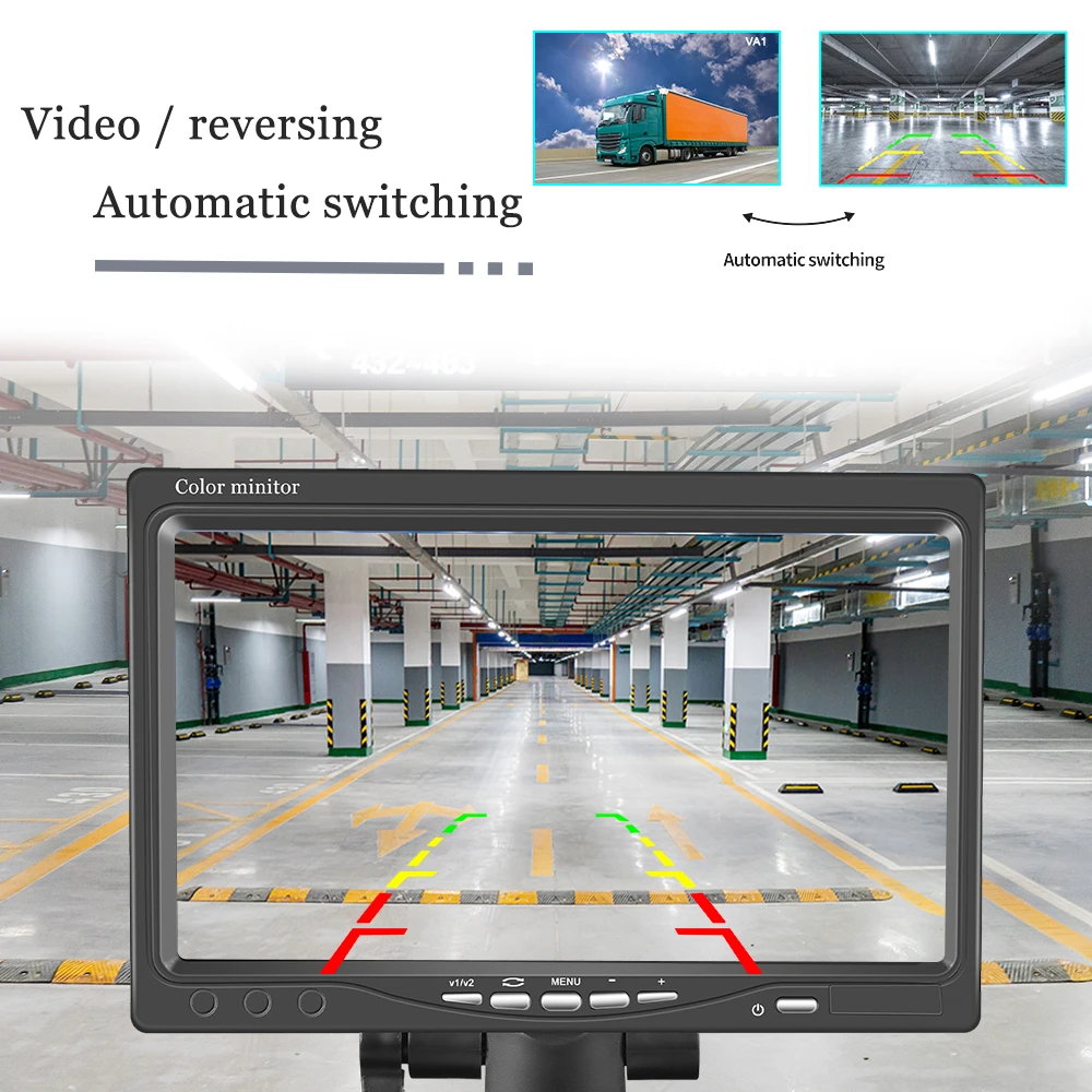 Podofo Car Reversing Aid - 4 Pin Rear View Camera Kit