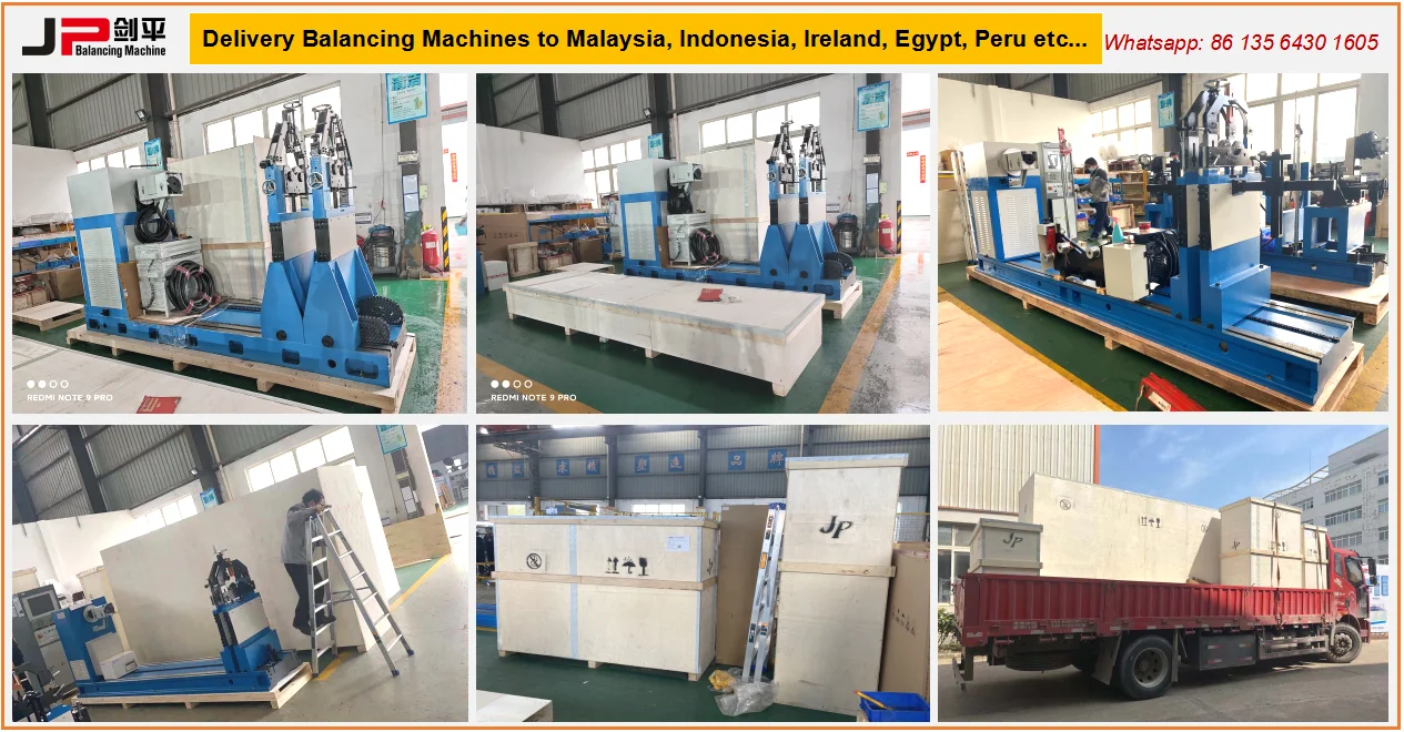 PHW-30T Universal Joint Generator Rotor Balancing Machine Turbine ...