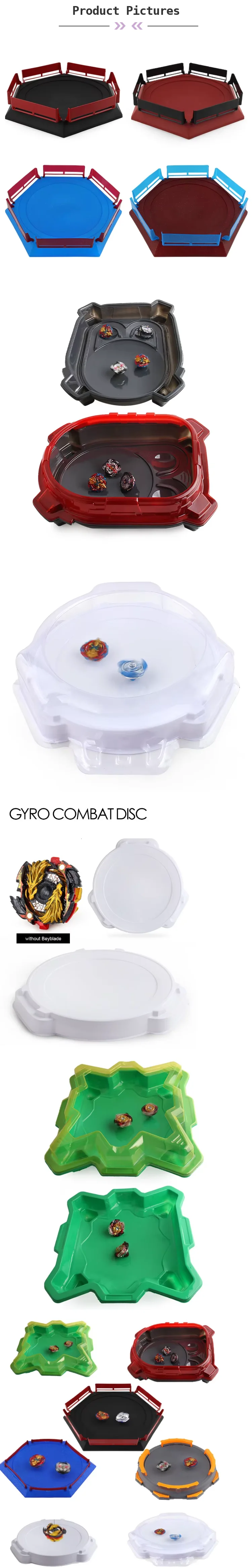 Top Metal Beyblades Stadium Plastic Toys Battle Arena Stadium Gyro ...