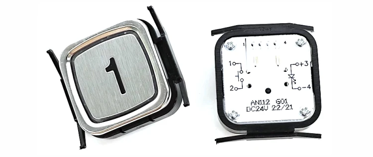 Elevator Parts General Elevator Square Push Button An112 G01 - Buy ...