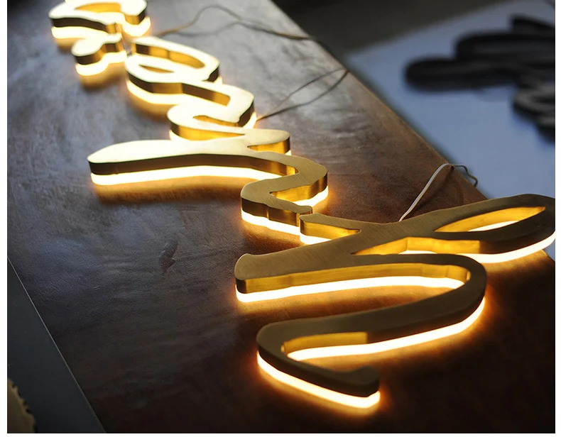 Custom Logo Outdoor Advertising Display Large Channel 3d Led Letter ...