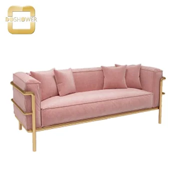 Salon Waiting Area Furniture Sofa With Triple Seats Luxury Waiting Sofa ...