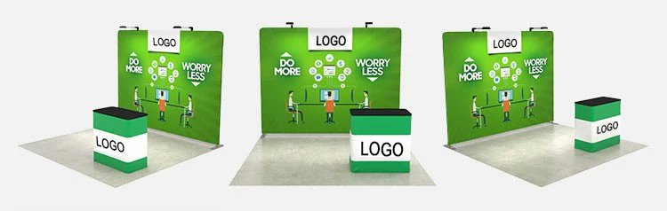 10ft Advertising Promotional Tension Fabric Backdrop Display
