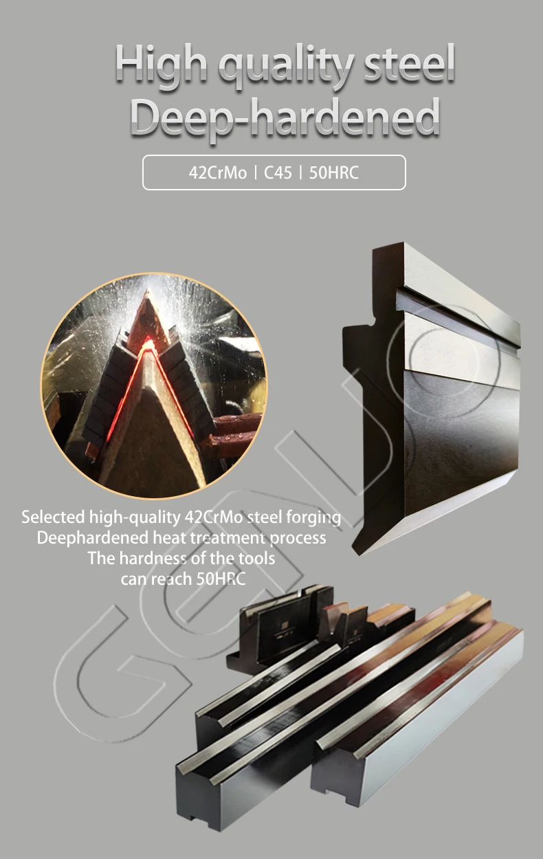 Heavy Duty Press Brake Tooling - Gooseneck Bending Finger Tools