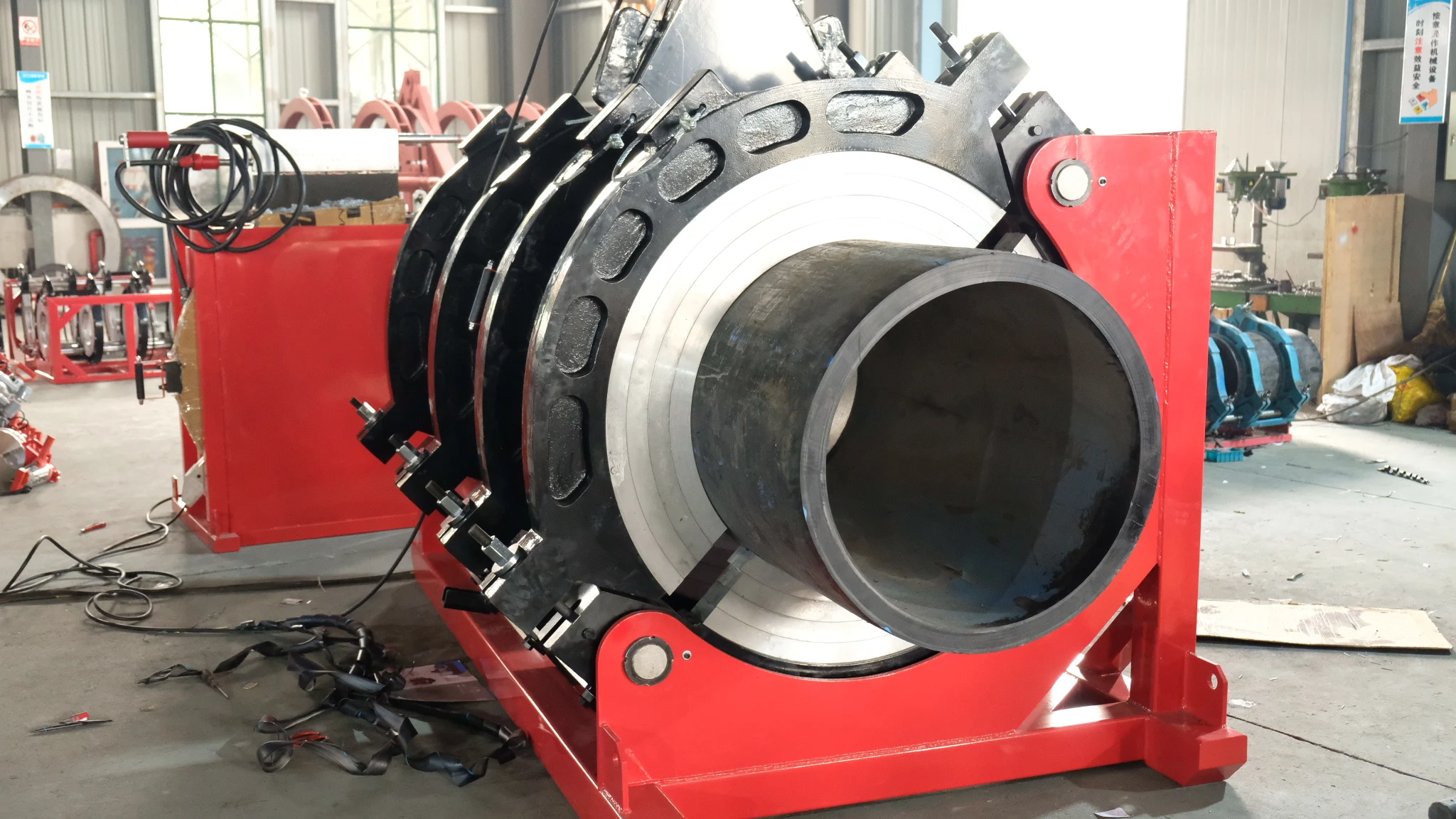 Pe Pipe Welder Butt Fusion Welding Machine Ch-t200-2m Manual Push Two ...