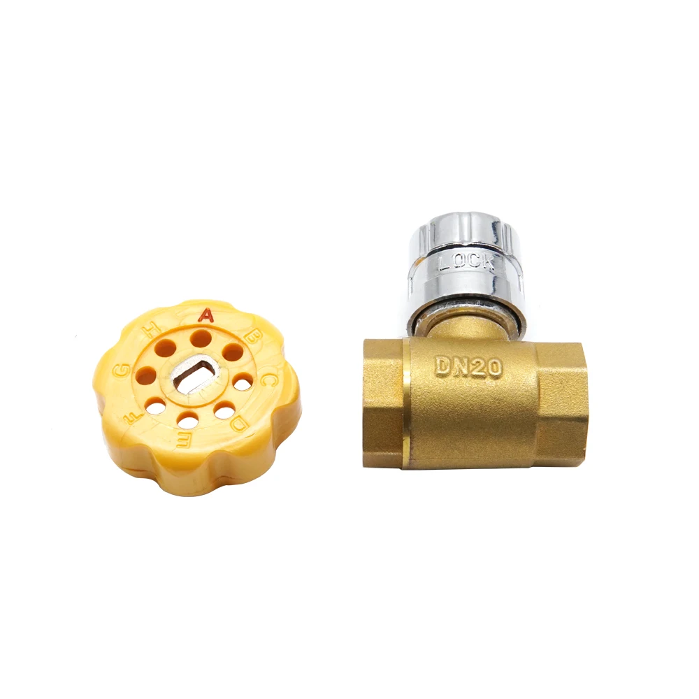 Dorun Forged Brass Magnetic Lockable Lock Ball Valve For Water Use ...
