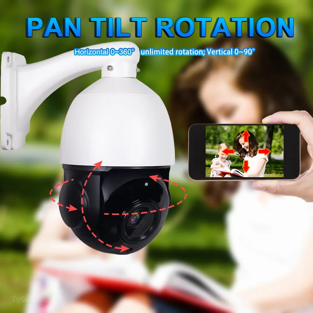 4k 8mp 36x Optical Zoom Poe Wifi Human Recognition Auto Tracking Ir ...