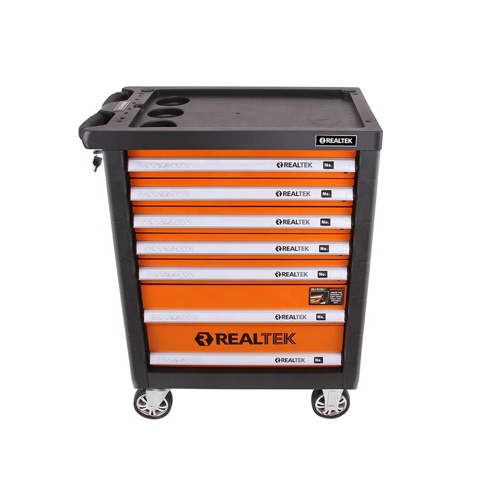 Realtek Mechanic Tool Boxes 174pcs 7 Drawers Car Repair Mechanic ...