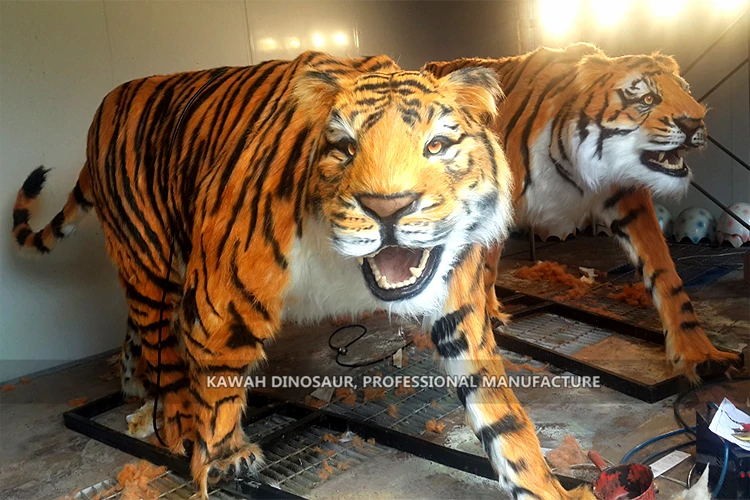 Handmade Animatronic Tiger - Custom Model for Zoo Park