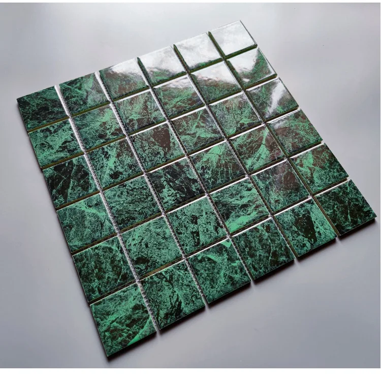Longstar Latest Hotselling Green Marble Mosaic Tile for Bathroom ...