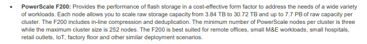 Dell Emc Powerscale All-flash Family F200 Server New Design - Buy Dell ...